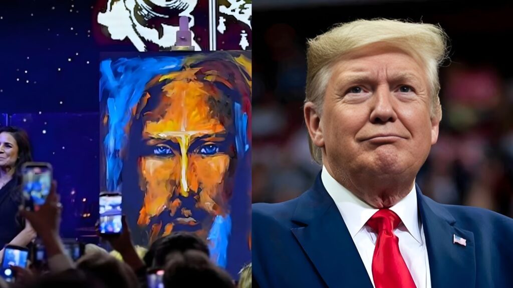 Trump Auctions Vanessa Horabuena's Jesus Painting for $2.75M at Mar-a ...